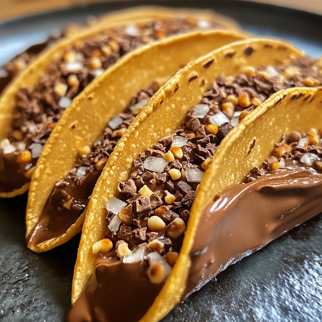 Homemade Choco Tacos