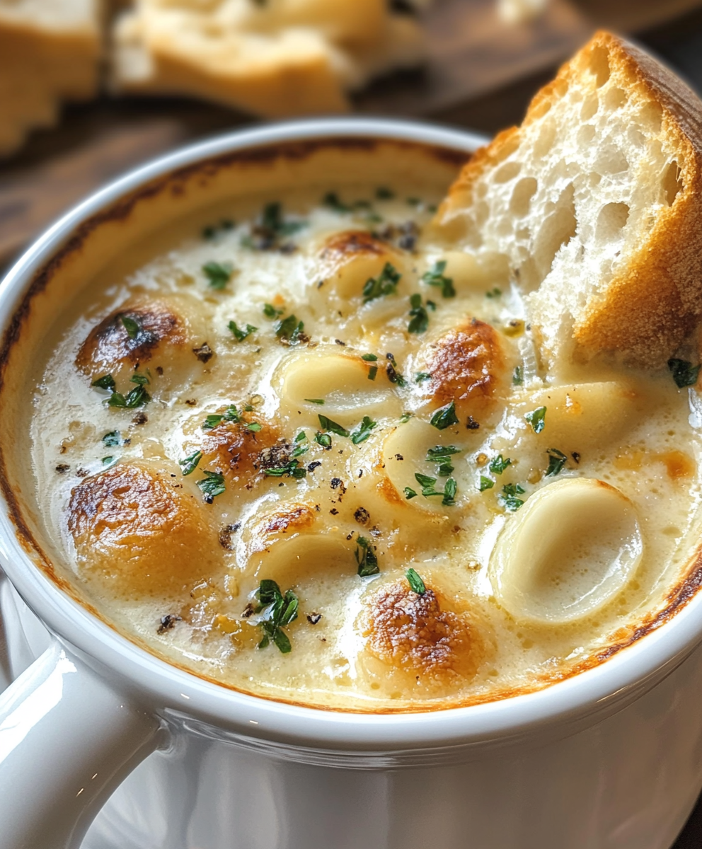 Country French Garlic Soup,