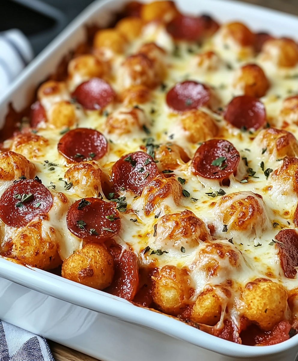 Pizza Tot Casserole – The Ultimate Comfort Food Mash-Up
