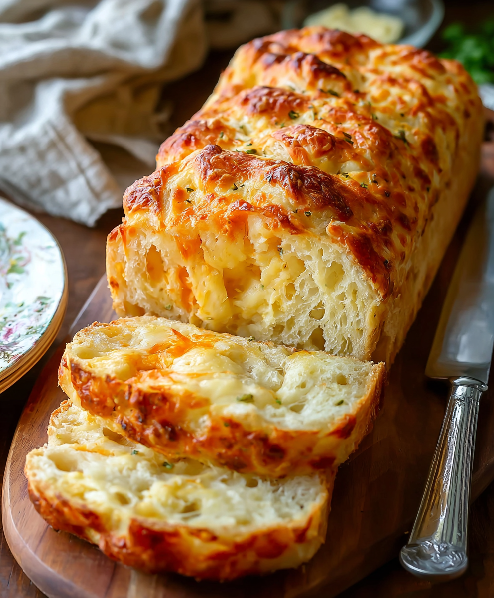 Easy Cheese Bread (Savory Quick Bread)