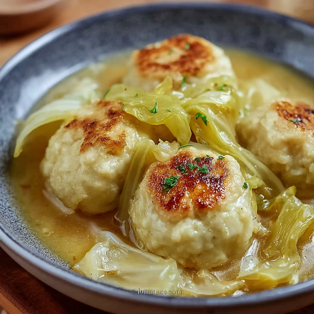German Cabbage & Dumplings Recipe