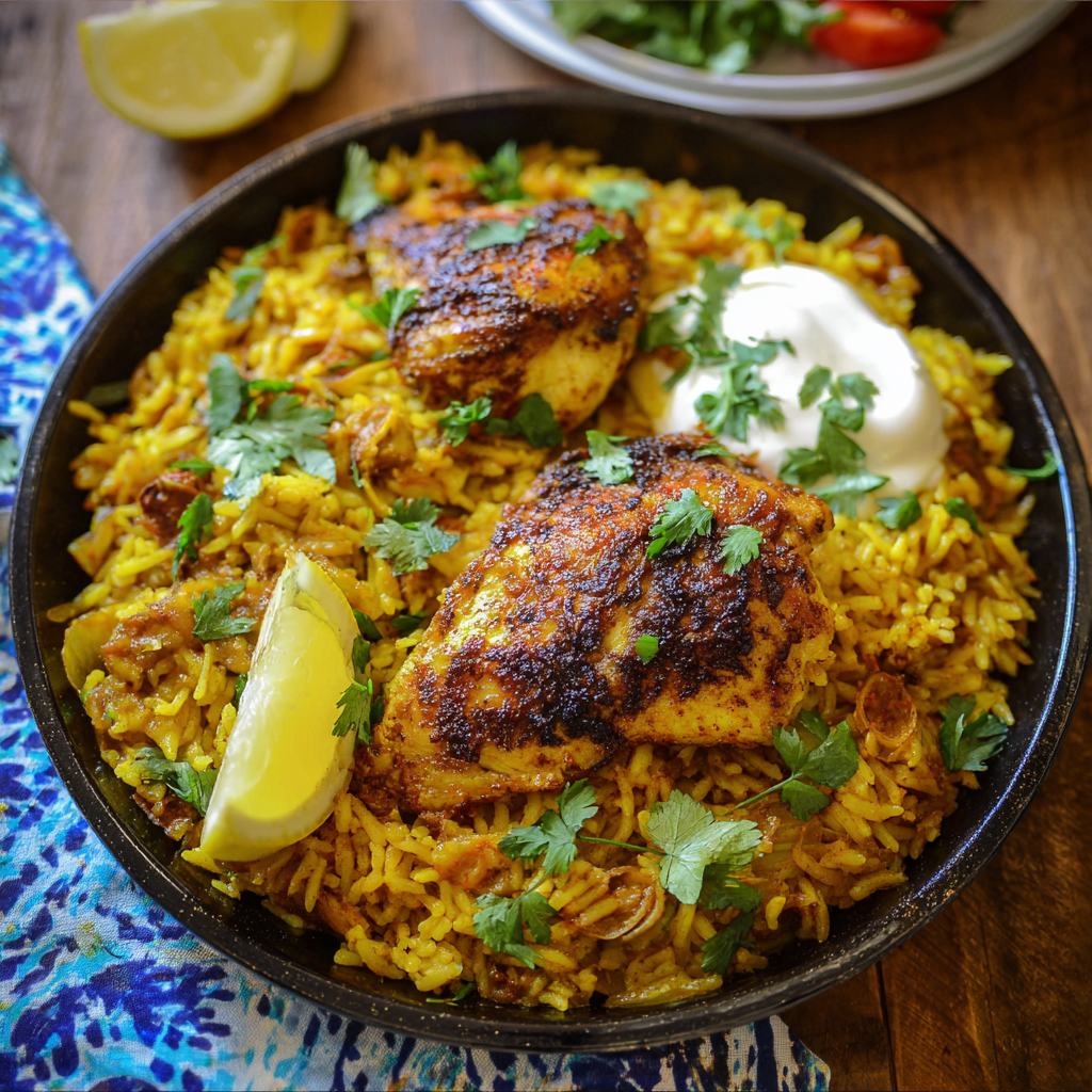Moroccan Chicken & Rice