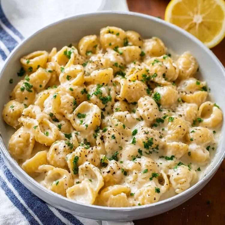 One Pot Garlic Butter Pasta (Easy & Creamy)