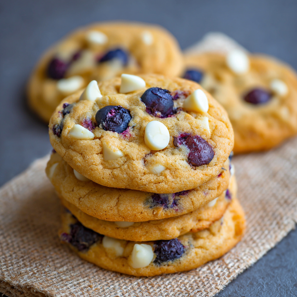 Blueberry White Chocolate Chip Cookies: Sweet, Juicy & Irresistible