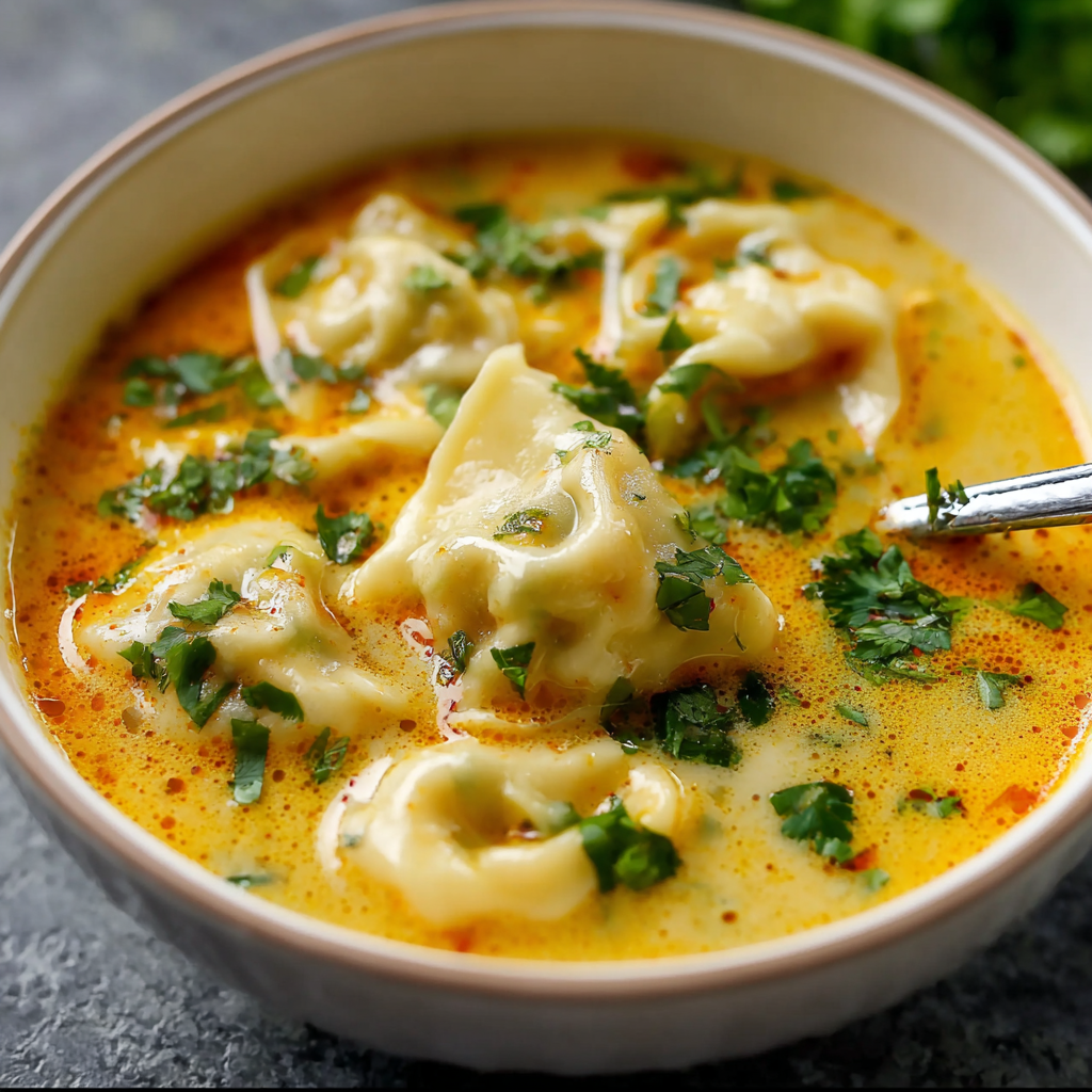 Curry Dumpling Soup