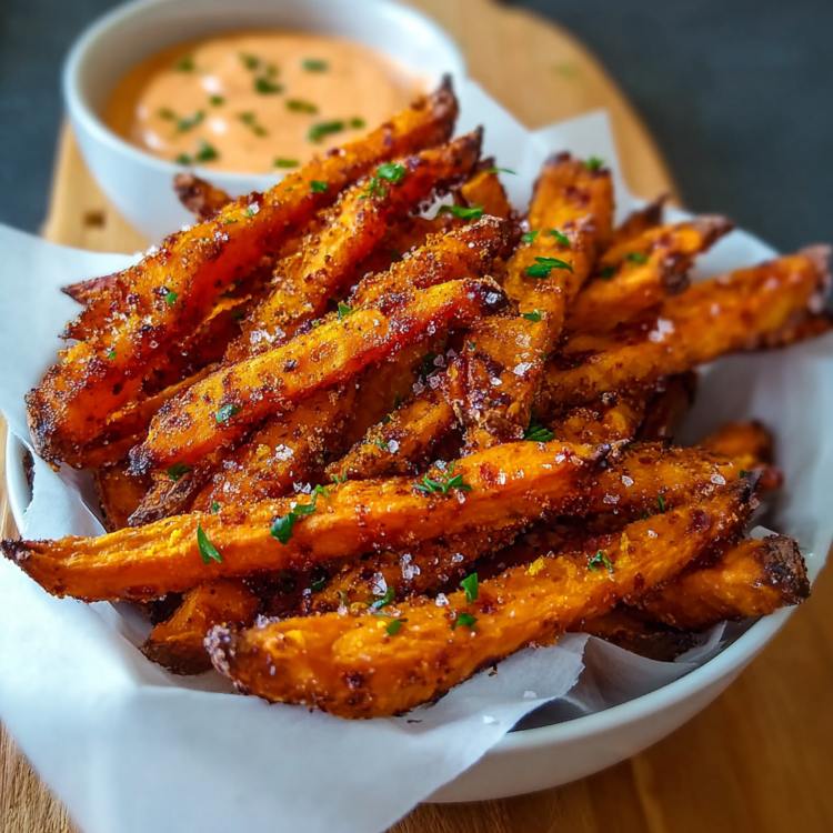 Crispy Oven-Baked Sweet Potato Fries (No Frying Needed!)